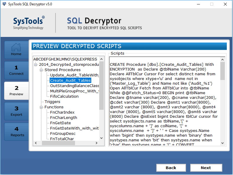Sql Decryptor Tool To Decrypt Sql Server Database Objects